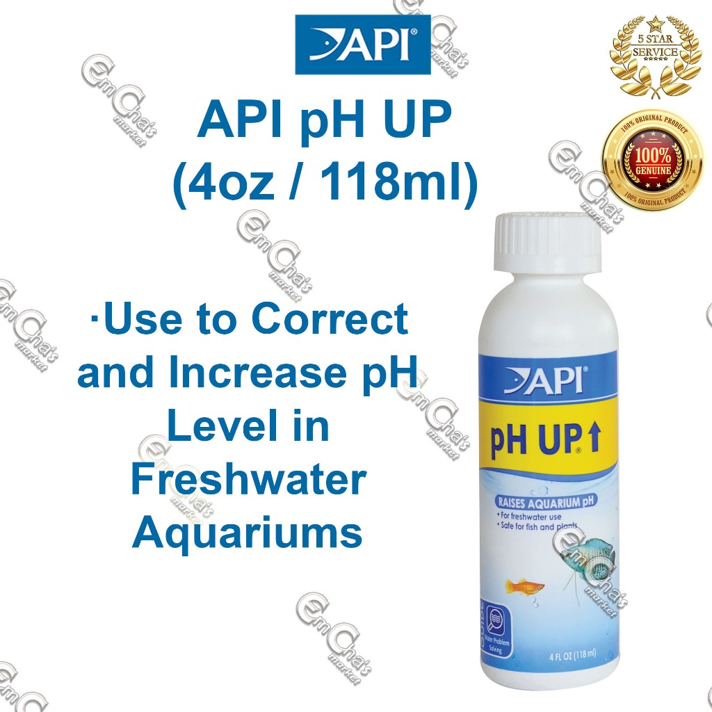 API Ph Up (118ml) Increases Ph Level For Freshwater Aquarium and Plants ...