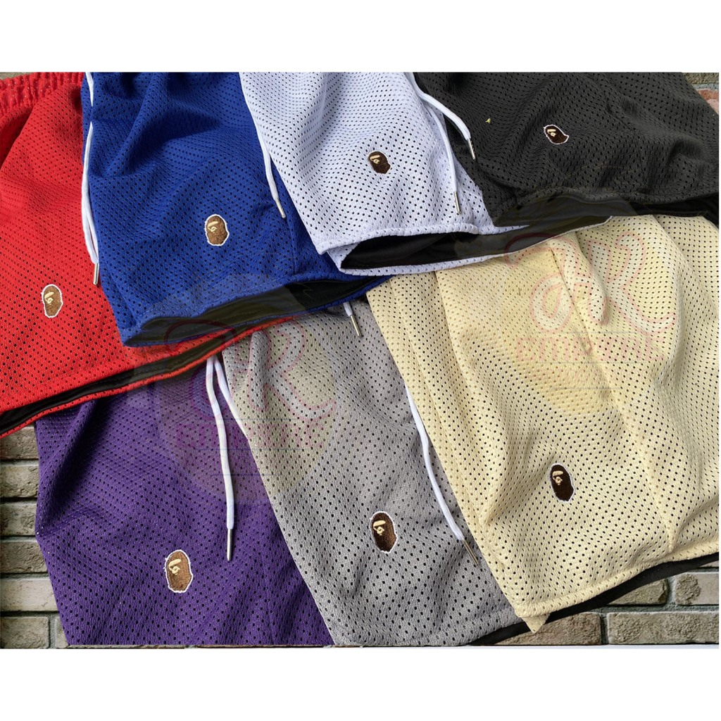 hk.empire_a bathing_ape_mesh_unisex short | Shopee Philippines