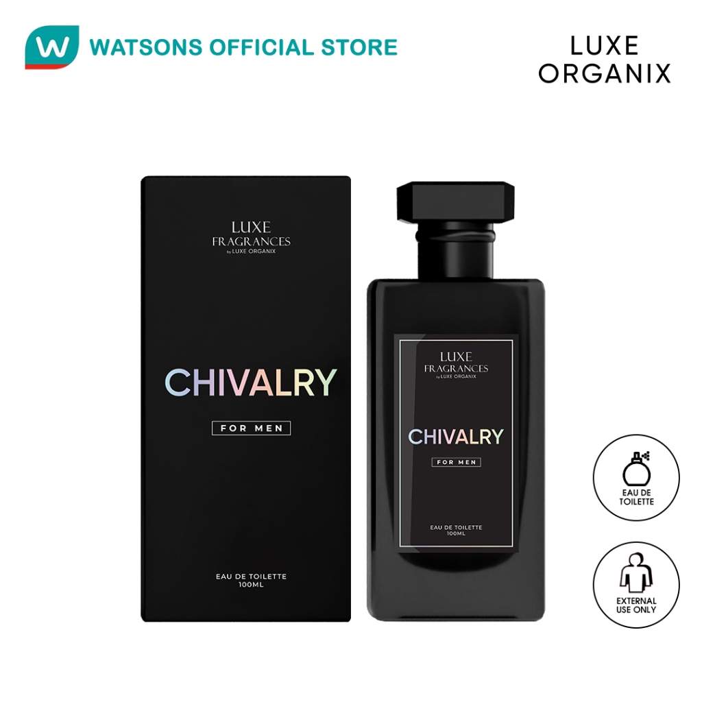 LUXE ORGANIX Fragrances Chivalry for Men Eau de Toilette 100ml | Shopee ...
