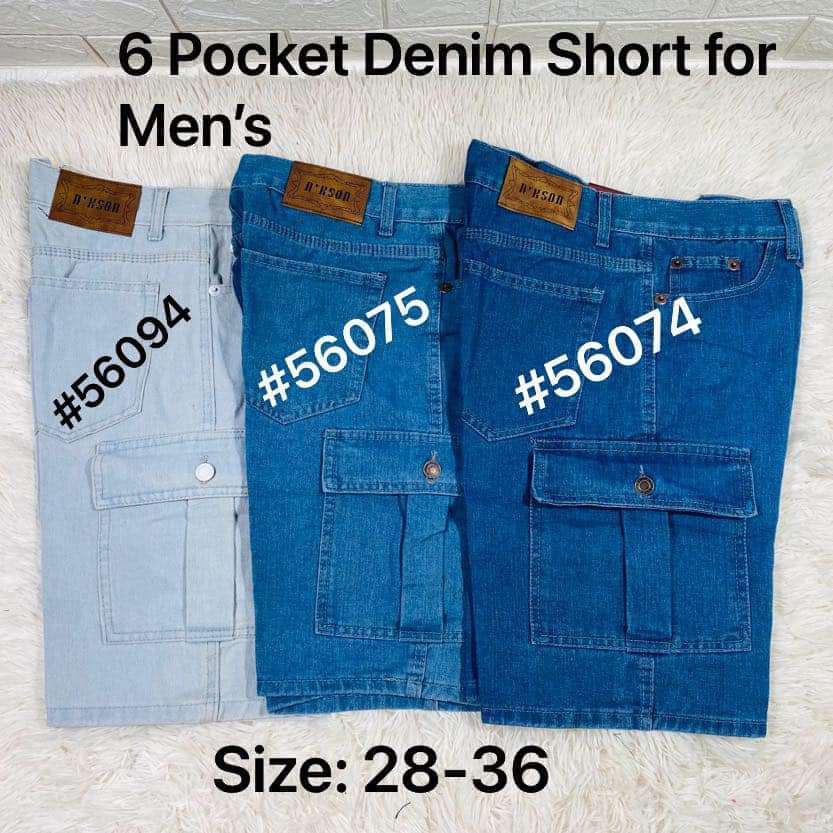 Maong Six Pocket Short Men Denim Short Men (6-pocket) 2.0 | Shopee ...
