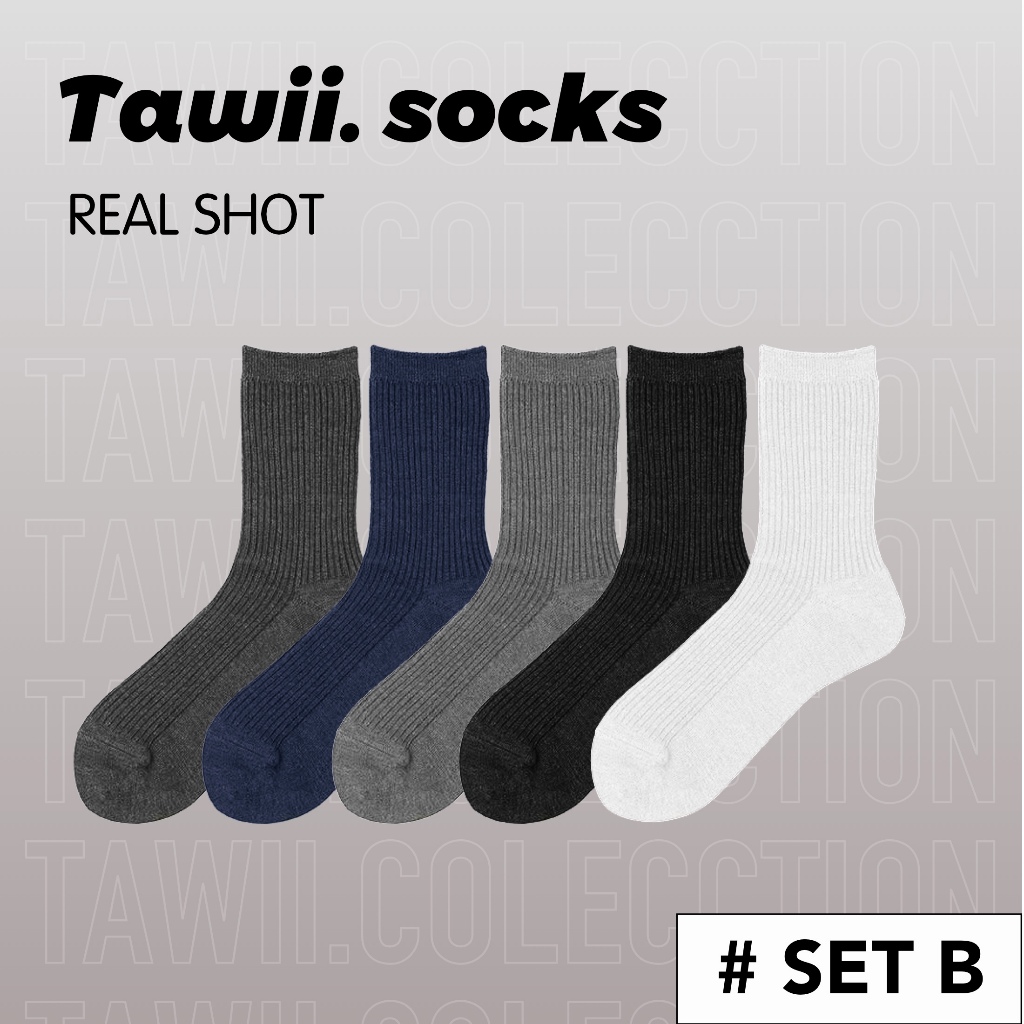 Tawii socks unisex fashion plain sock Breathable Soft Cotton 10 color ...