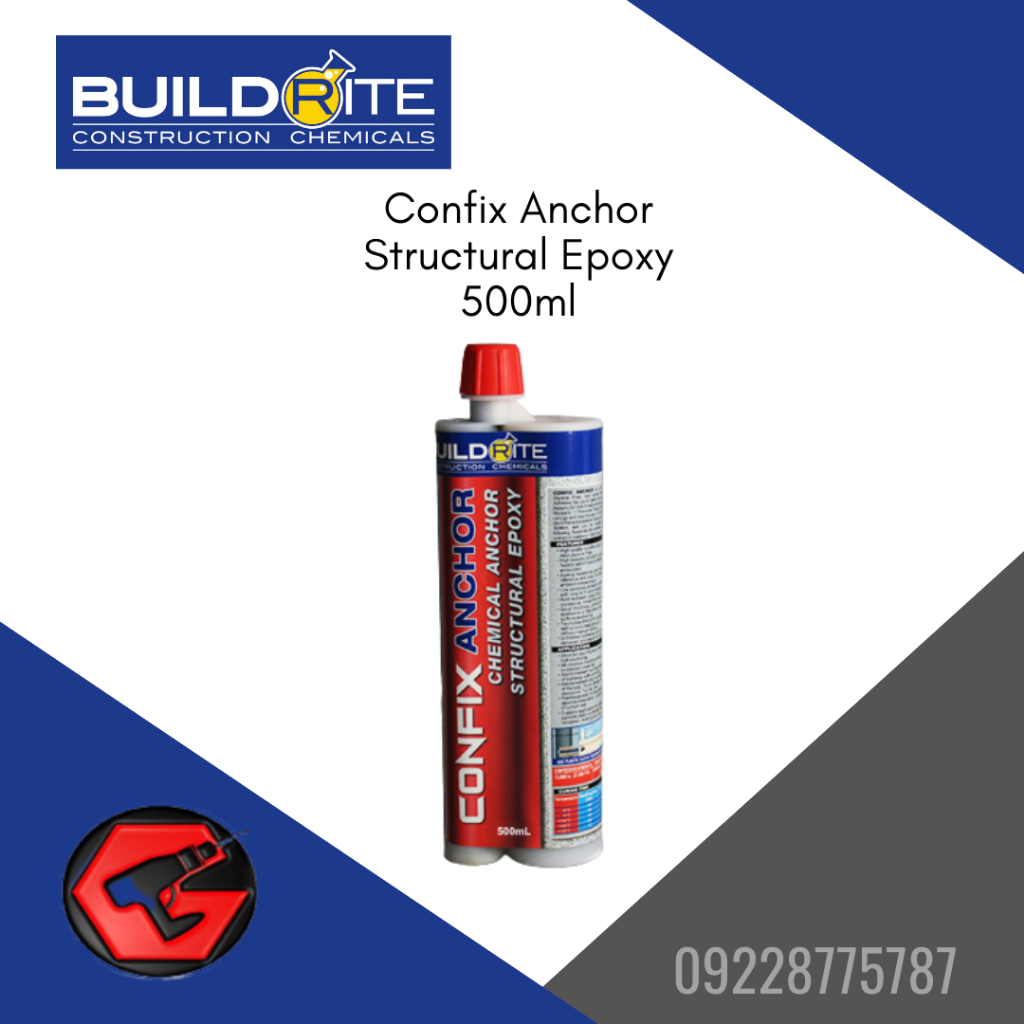 BUILDRITE CONFIX ANCHOR Structural Epoxy 500ml | Shopee Philippines