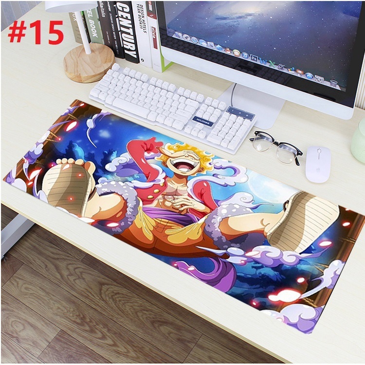 One Piece 5 Sun God NIKA LUFFY JOY BOY 70cm x 30cm Extended Mouse Mat ...