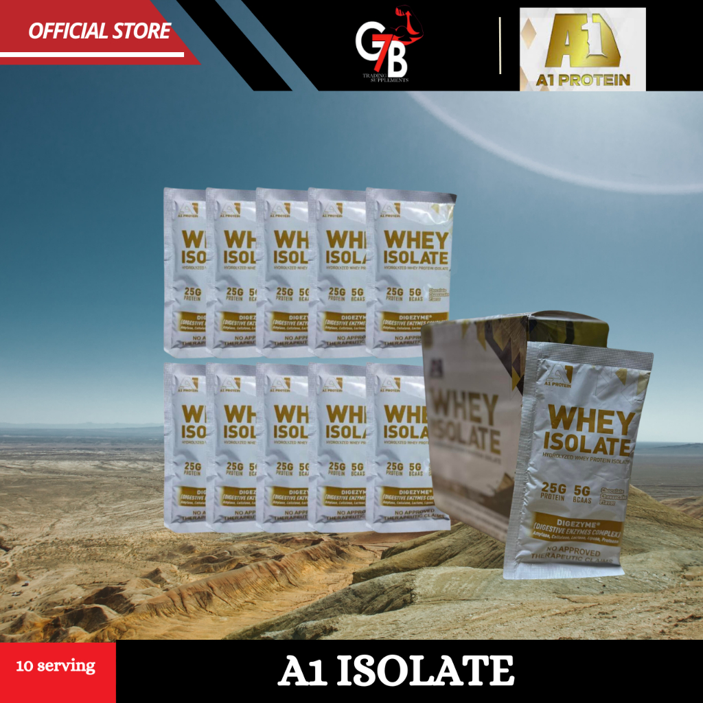 A1 HYDROLYZED WHEY PROTEIN ISOLATE 10 servings Without Box 25g protein ...