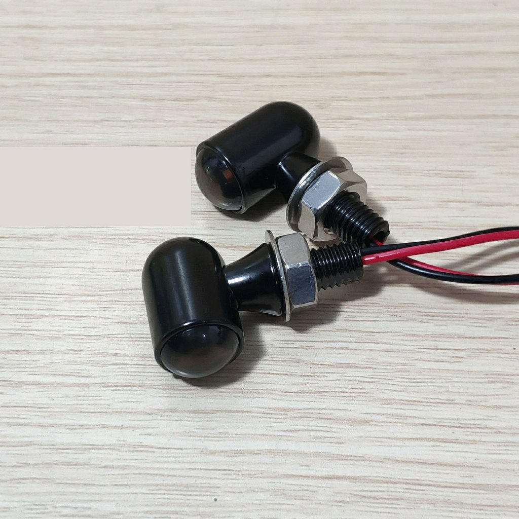 2pcs Mini Classic Turn Signal Lights LED Bullet Style, Full aluminium ...