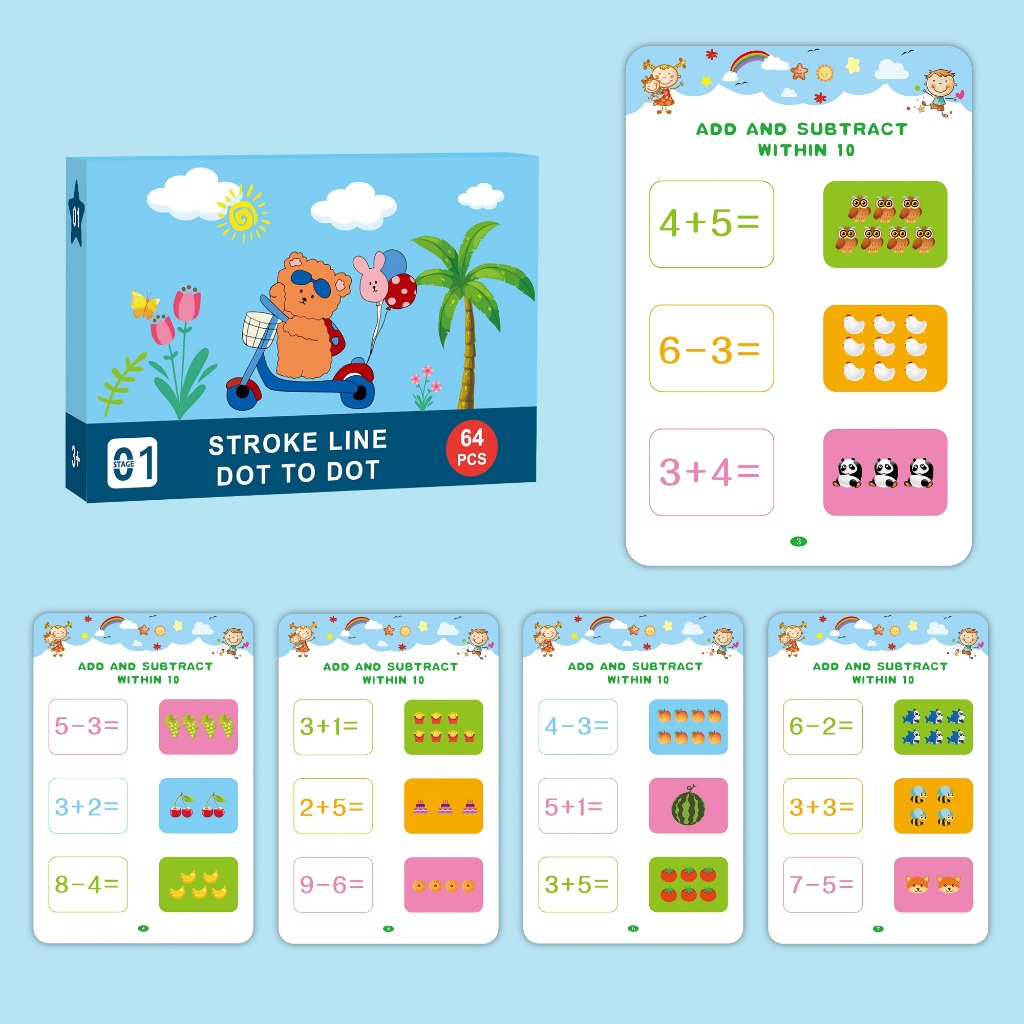 136 Page Tracing Book For Kids Training Coloring Book Erasable Writing ...