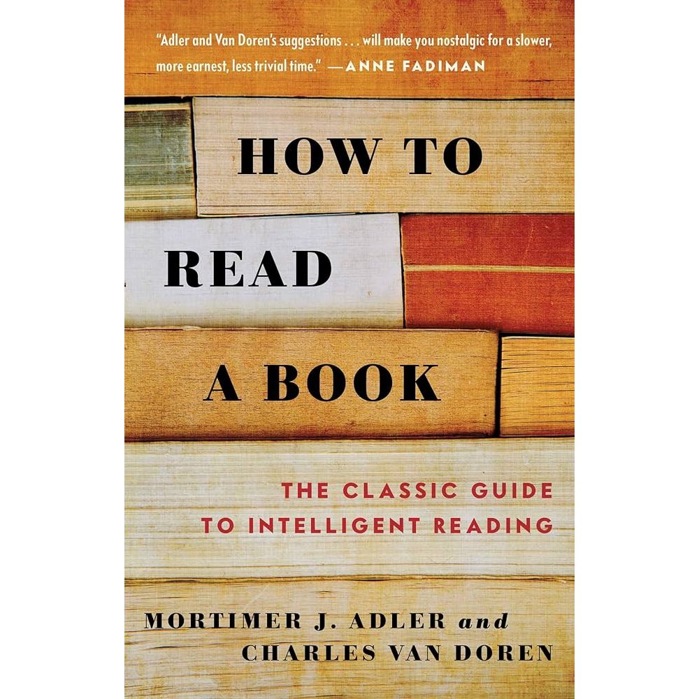 How to Read a Book: The Classic Guide to Intelligent Reading | Shopee ...