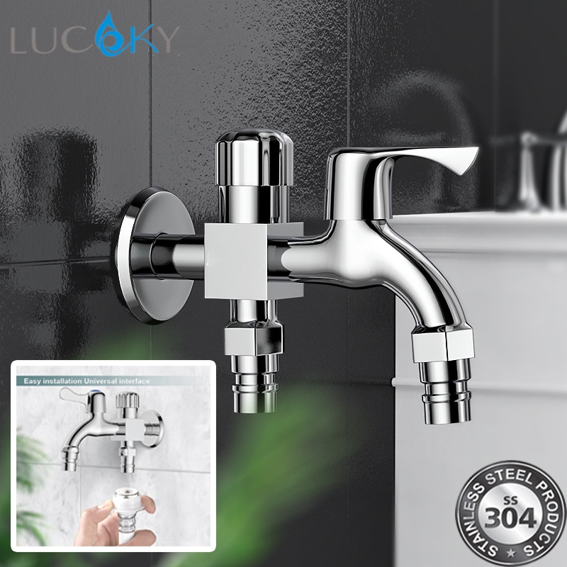Best Two Way Faucet 304 Stainless Steel Dual Function Tap Faucet ...