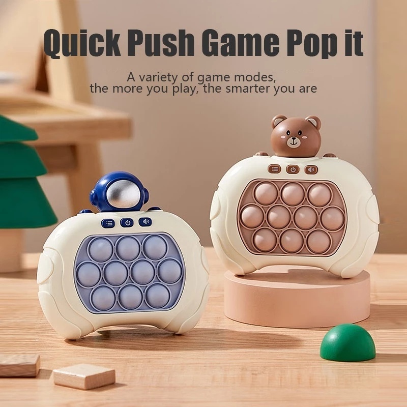 Gamepad Pop It Push Game Pattern Popping Machine Consule Fidget ...