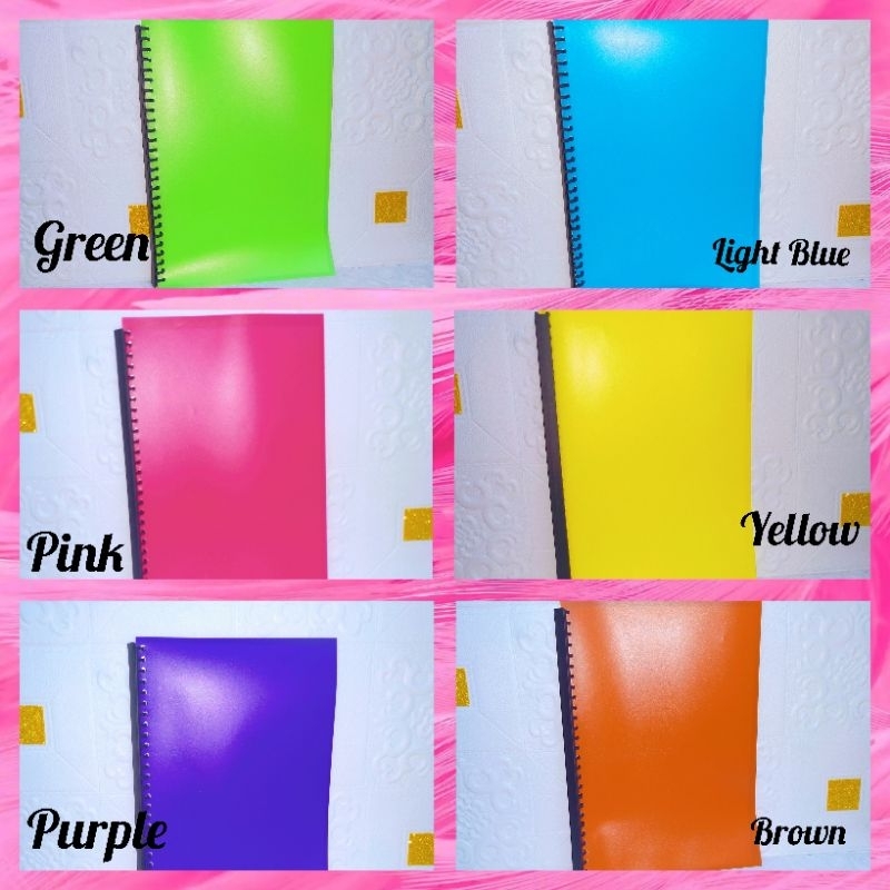 Plastic Sliding Long Clearbook | Shopee Philippines