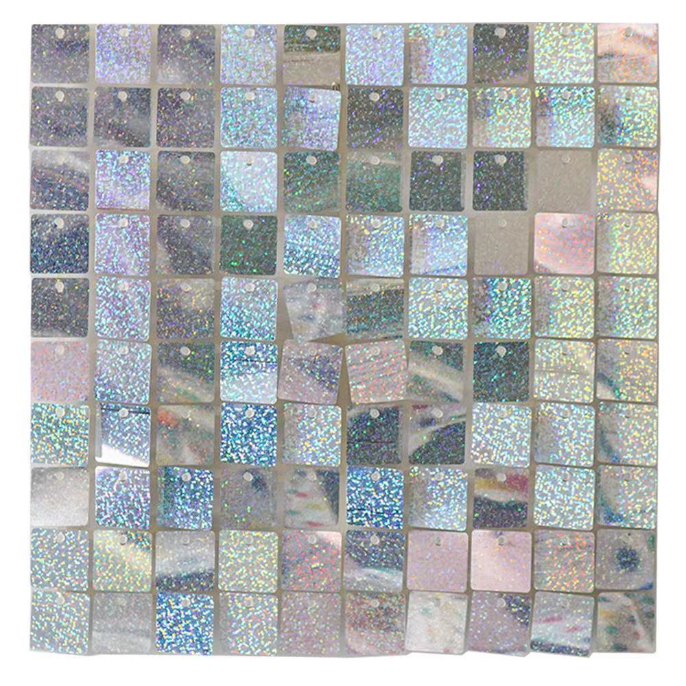AGAR.SHOP Square Shimmer Sequin 30*30CM Wall Panel Backdrop Sparkle ...