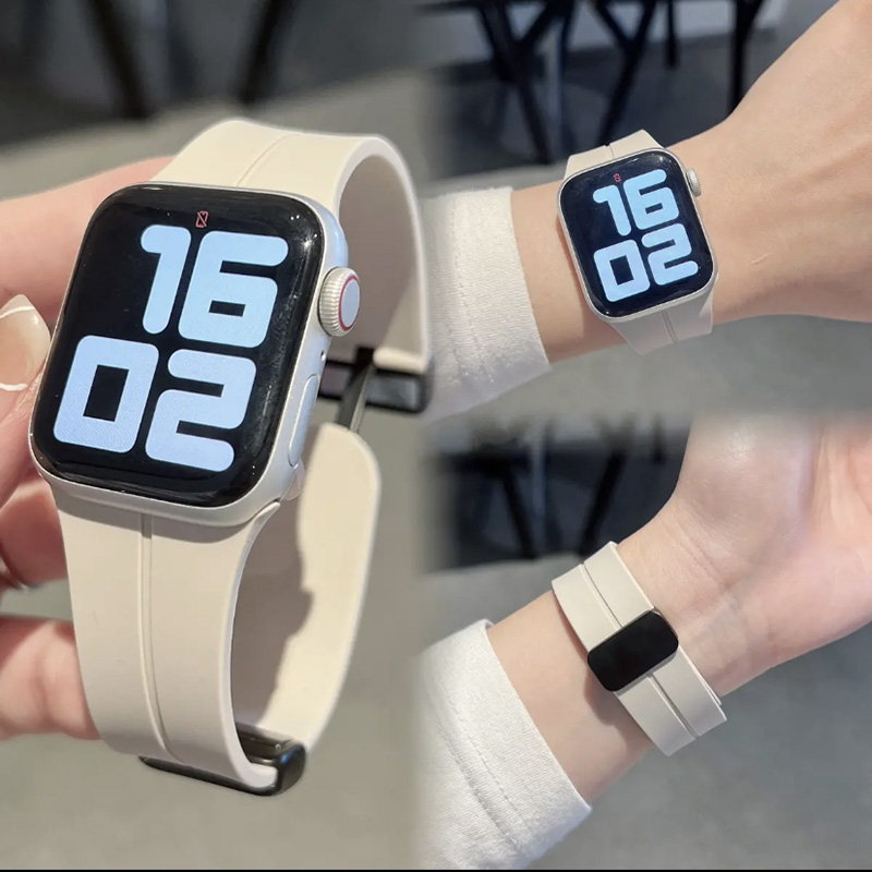 Magnetic Strap For SmartWatch band ultra 49/44/45/42mm 41/40/38mm ...