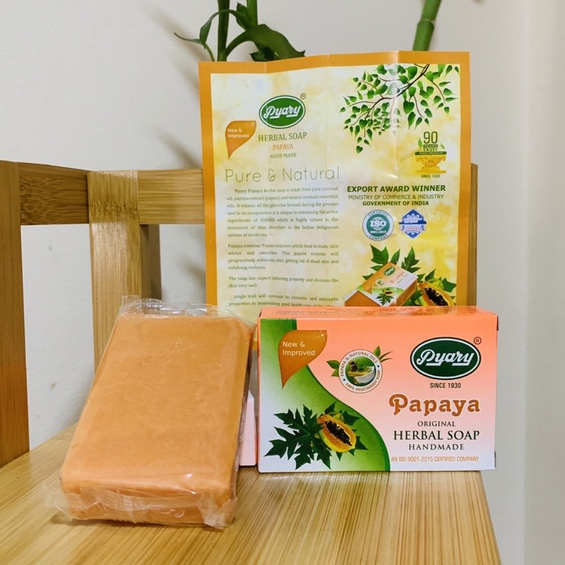 PYARY Papaya Original Herbal Soap, Authentic, Imported from UAE 75g ...