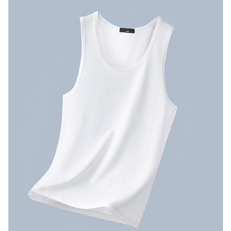 Men'S Cotton Plain Sando Body Fit Vest Tanks Top Plain Muscle Basic ...
