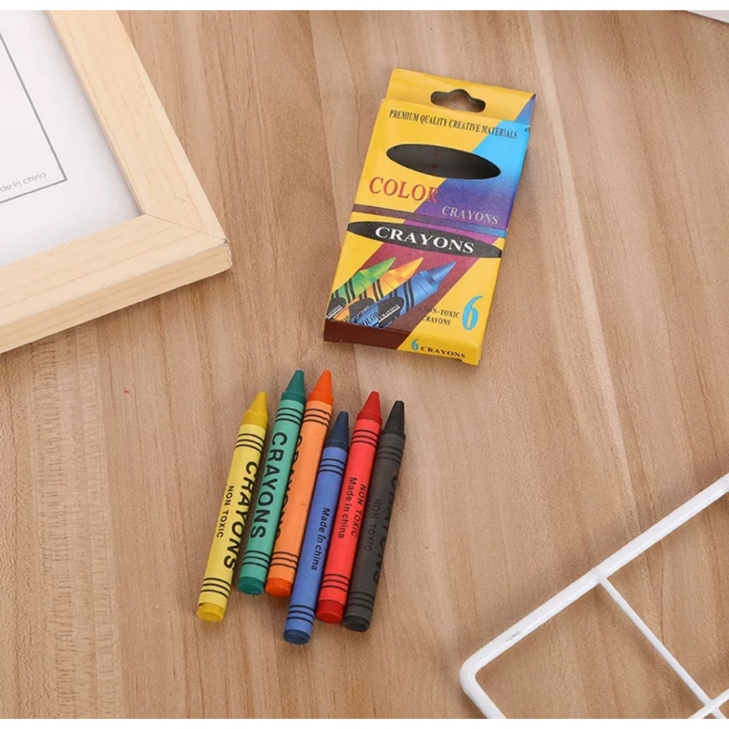 Camudy 6color 8color Non-Toxic Generic crayons art & crafts school ...