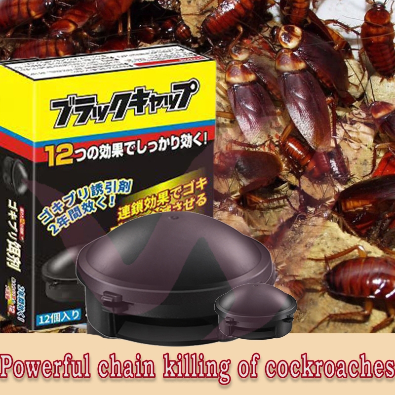 12pcs cockroach catcher bait powerful killer Safe Anti Cockroach ...