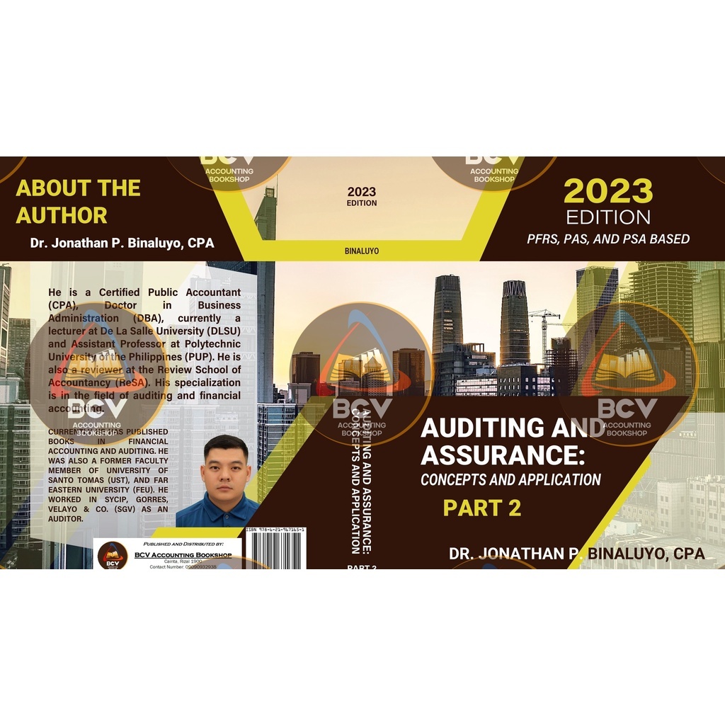 Auditing And Assurance Concepts And Applications Part 2 2023 Edition