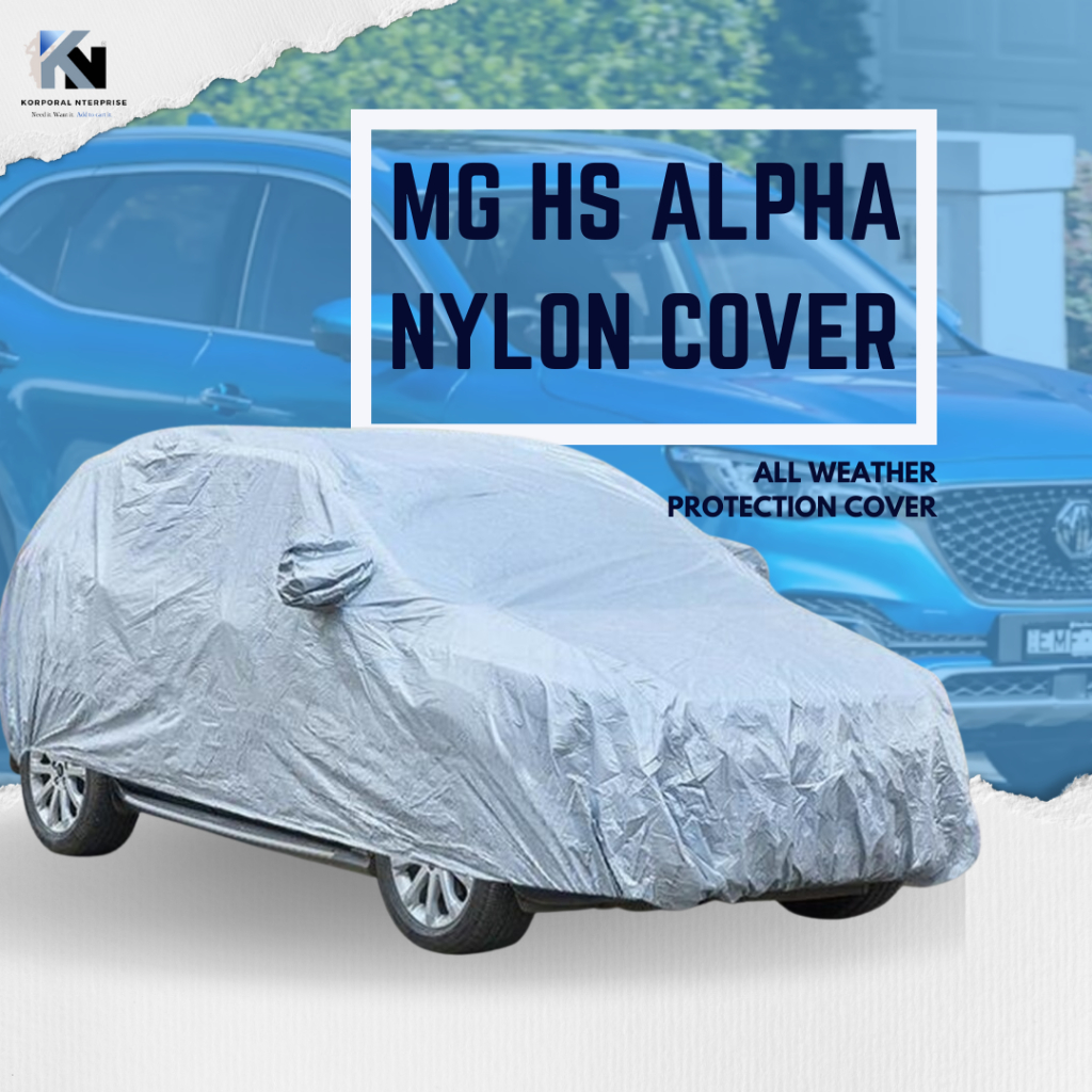 MG HS Alpha Nylon Car Cover UV PROTECTION, RAIN PROOF, DUST RESISTANCE ...