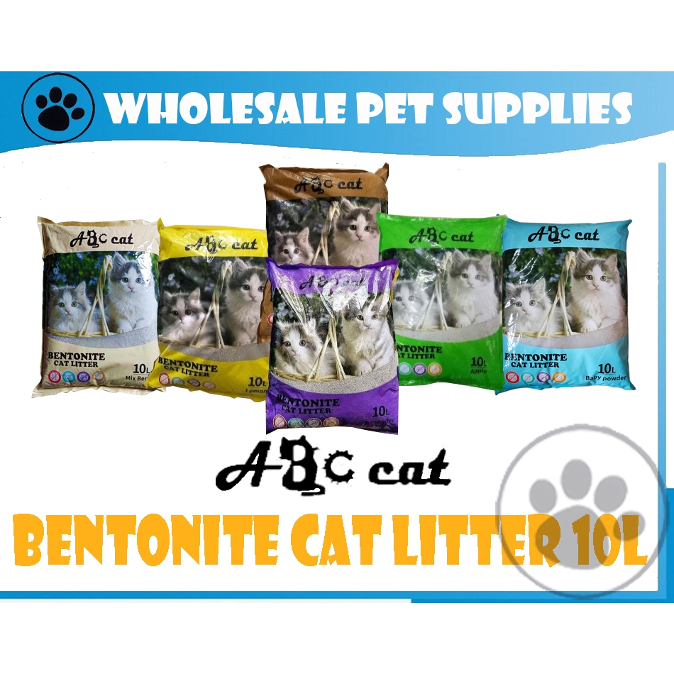 ABC Bentonite Cat Litter Sand | 10L | Shopee Philippines