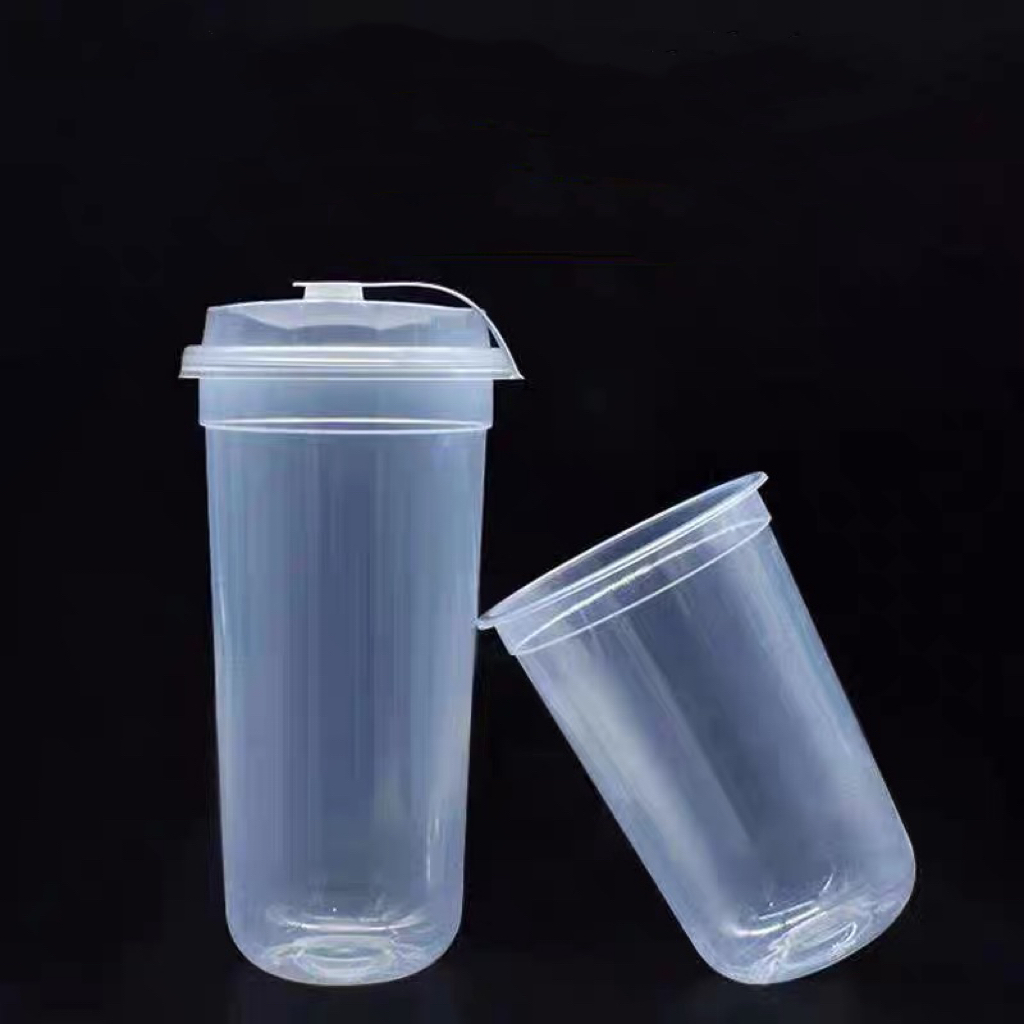 25pcs/hard U cup plain 90 -16-22oz Injection cup Disposable Plastic ...