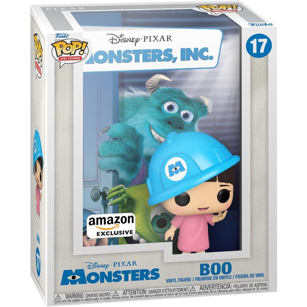 Funko Pop! VHS Cover: Disney - Monsters, Inc, Boo with Hard Hat ...