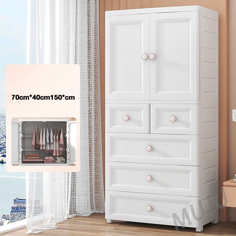 70CM Durabox Clothes Storage Cabinet Locker Wardrobe With Door Plastic ...