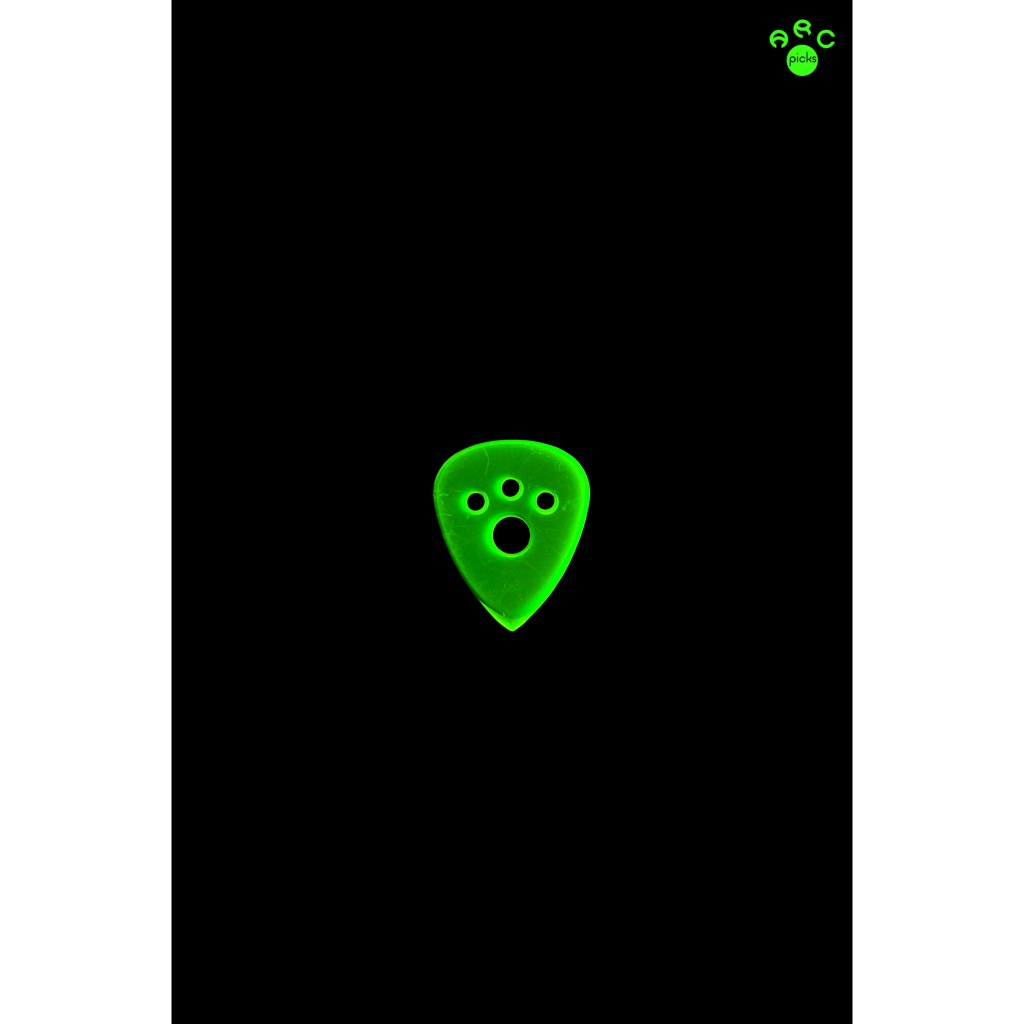 Arc Picks "Neon" Series (Handmade Acrylic Guitar/Bass Plectrum ...