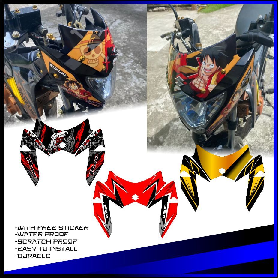 Raider 150 R150 Cowling Head Light Suzuki Sticker Decals Durable and ...