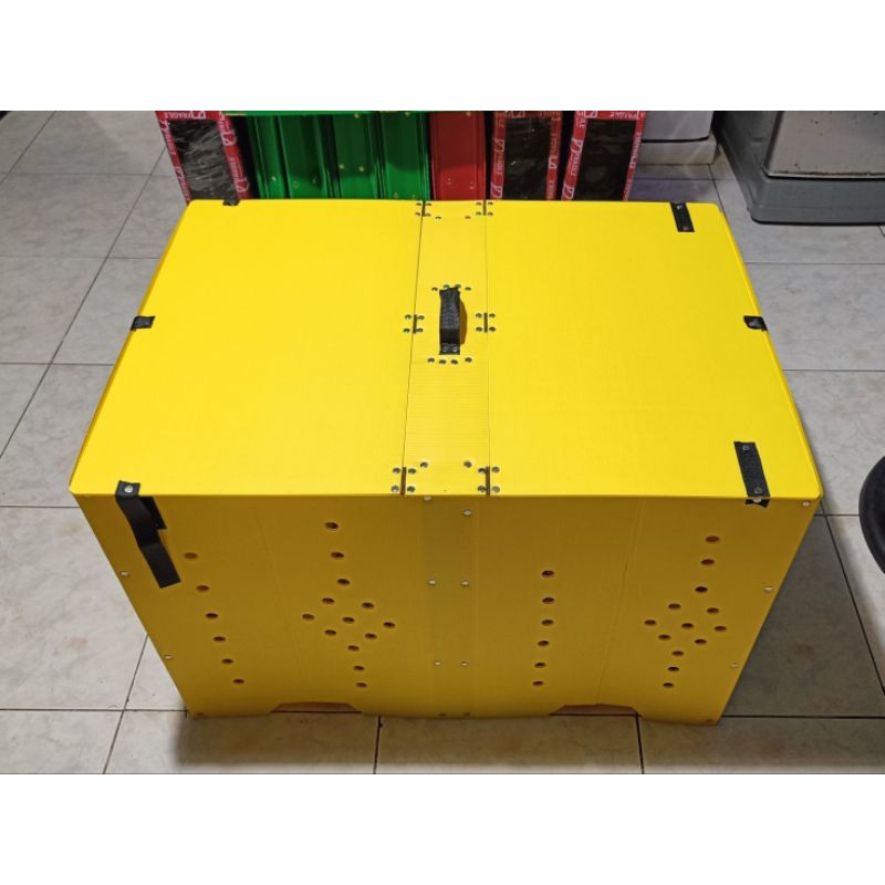 Gamefowl Folding Cage - 2 Division for Keeping / Dalawahan - pang ...