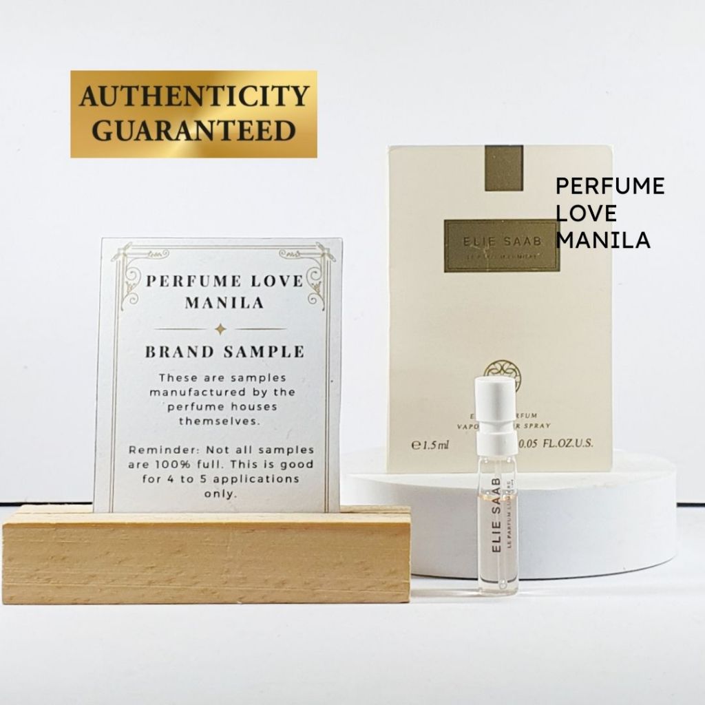 PERFUME VIAL Elie Saab Le Parfum Lumiere sample vial | Shopee Philippines