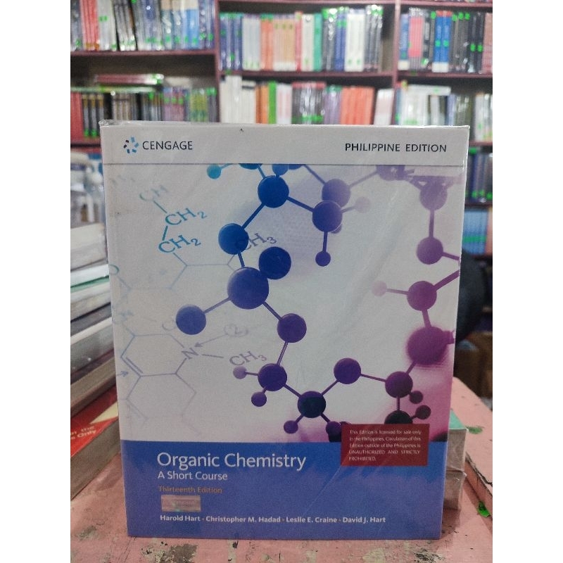Organic Chemistry: A Short Course 13th Edition by Hadad/Hart | Shopee ...