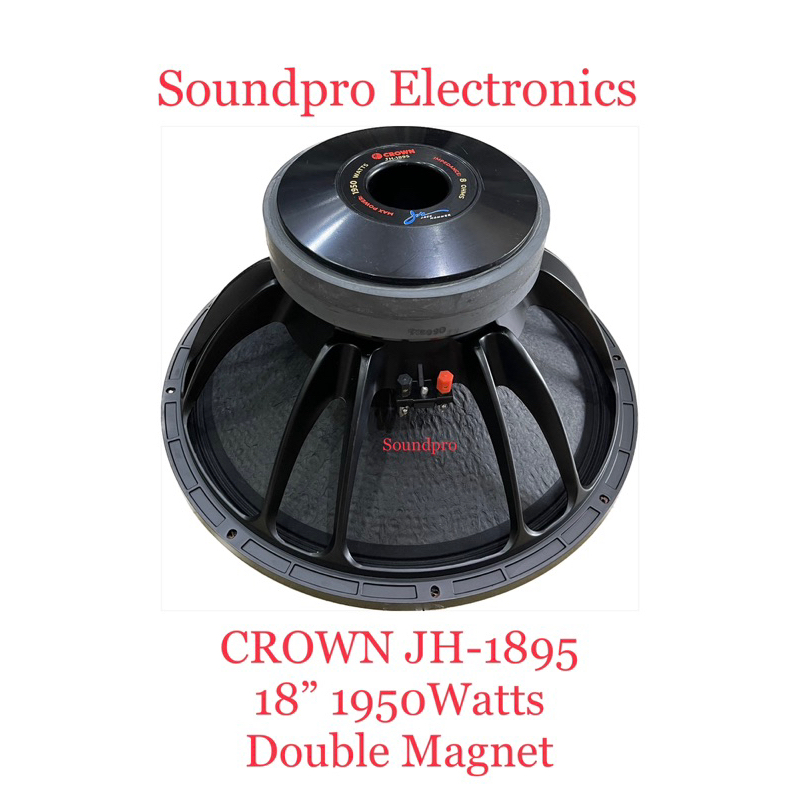 ORIGINAL CROWN JH-1895 18” 1950watts Professional Subwoofer Speaker ...