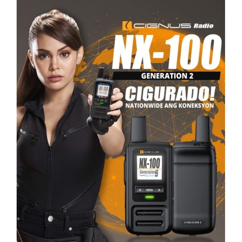 Cignus NX100 Gen 2 POC/IP radio NATIONWIDE COVERAGE OPENLINE DUAL SIM | Shopee Philippines