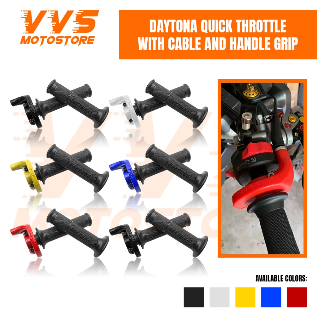 Daytona Quick Throttle with Cable & Handle Grip Universal Made in ...