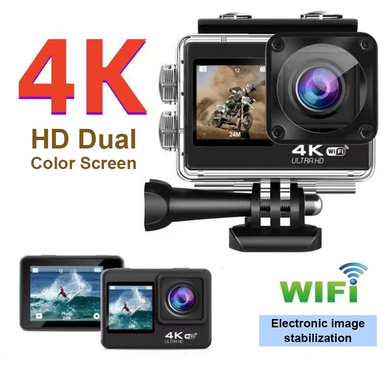 ODSCN A7 PRO 4K Ultra HD Sports Camera Outdoor 2.0 inch Wireless WIFI ...