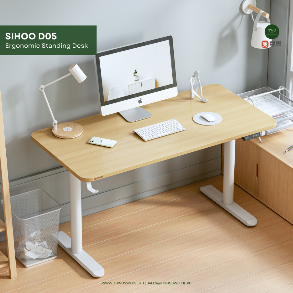 SIHOO Ergonomic Standing Desk Height Adjustable Table | Electric ...