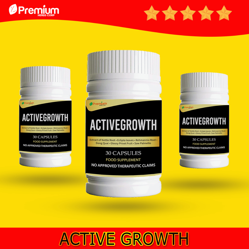 Active Growth Hair Capsules Thick Strands Minoxidil Anti Hair Loss