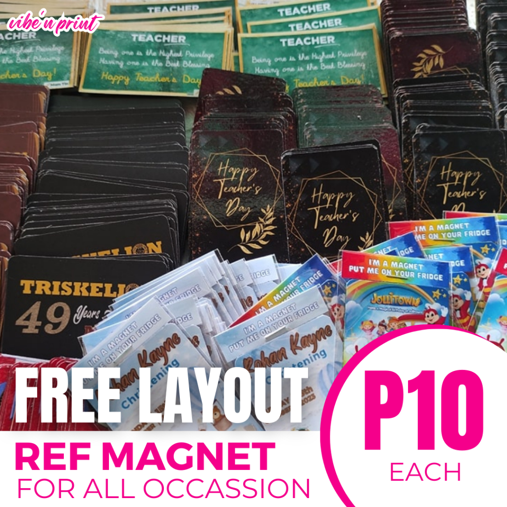 REF MAGNETS BIRTHDAY, WEDDING, GIVEAWAYS SOUVENIRS | FREE LAYOUT ...