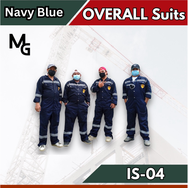 Coverall Working Scrub Suits Overall Body Protection with 1” Reflector ...