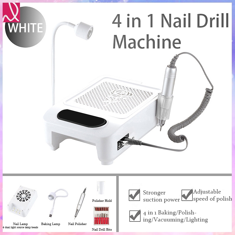 Nailite 4-In-1 Multi-function Nail Drill Machine Nail Vacuum Cleaner ...