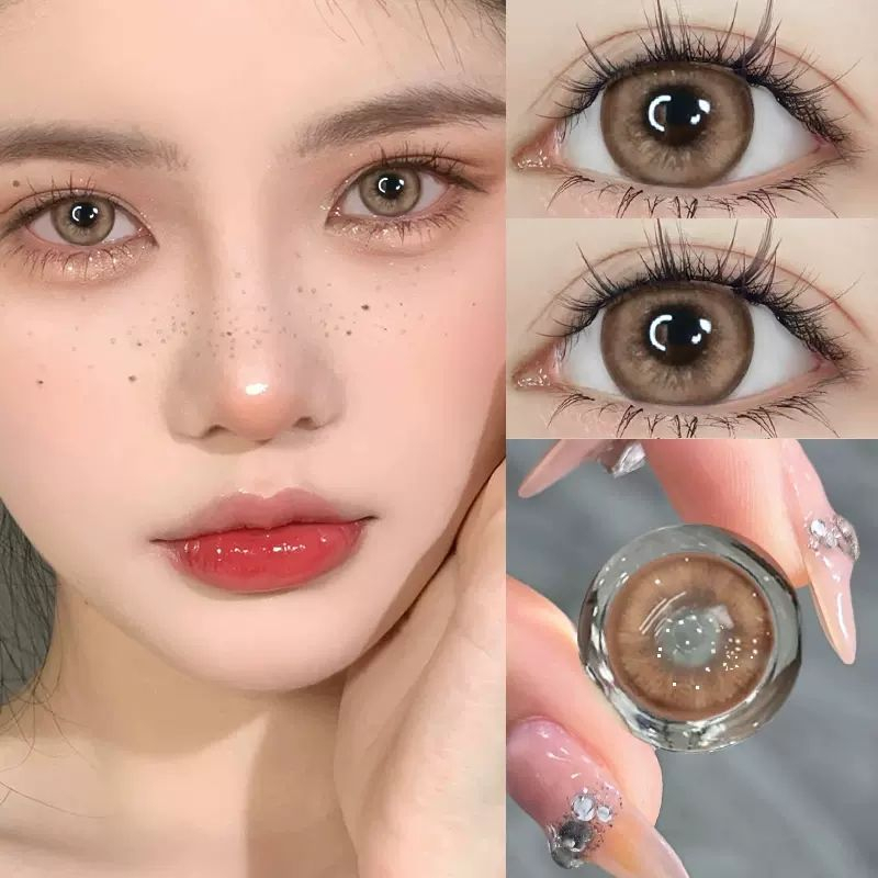 Midroo 2PCS\Pair Big Eye color contact lenses K4 series blue contact ...
