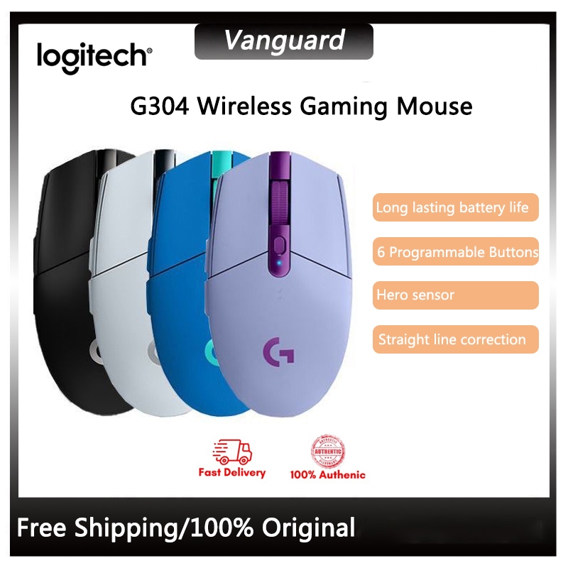 Logitech G304 Wireless Gaming Mouse Office Computer Laptop Portable LOL ...