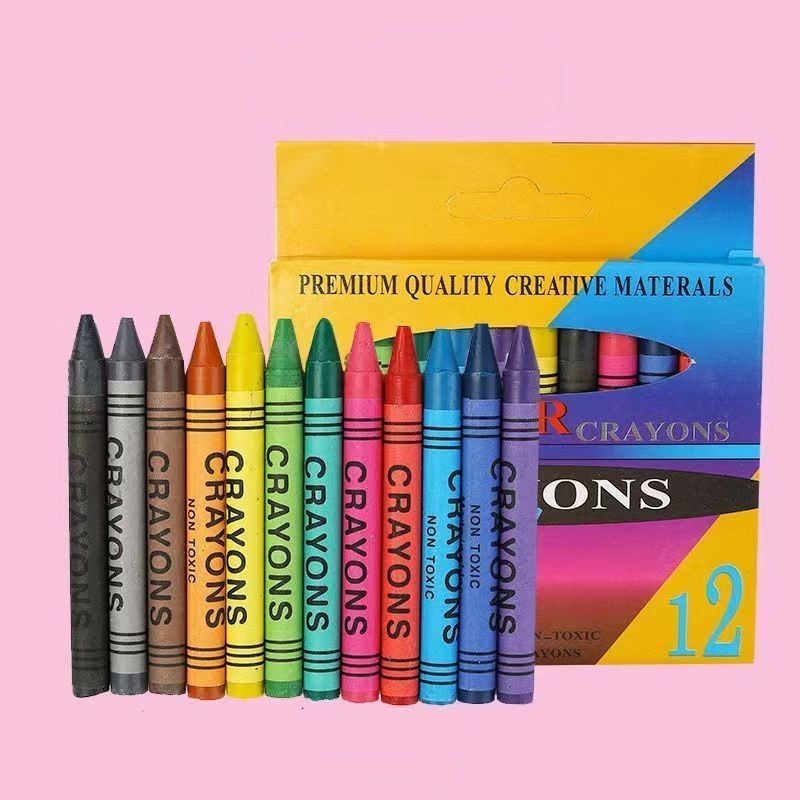 6/8/12/16/24pc Set Generic Crayon Crayons Set School Supplies Art ...