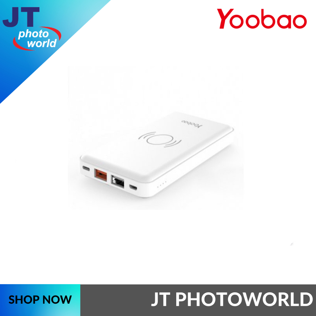 YOOBAO Wireless Powerbank 5000mah - White | Shopee Philippines