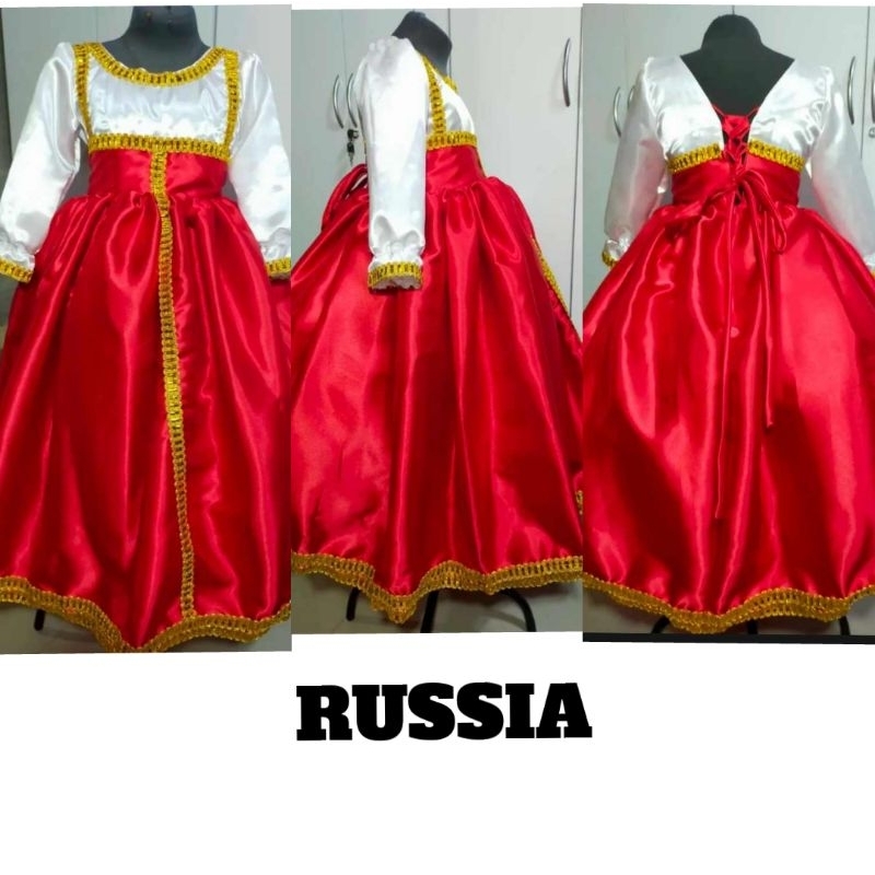 United Nations costume for girl(RUSSIA) | Shopee Philippines