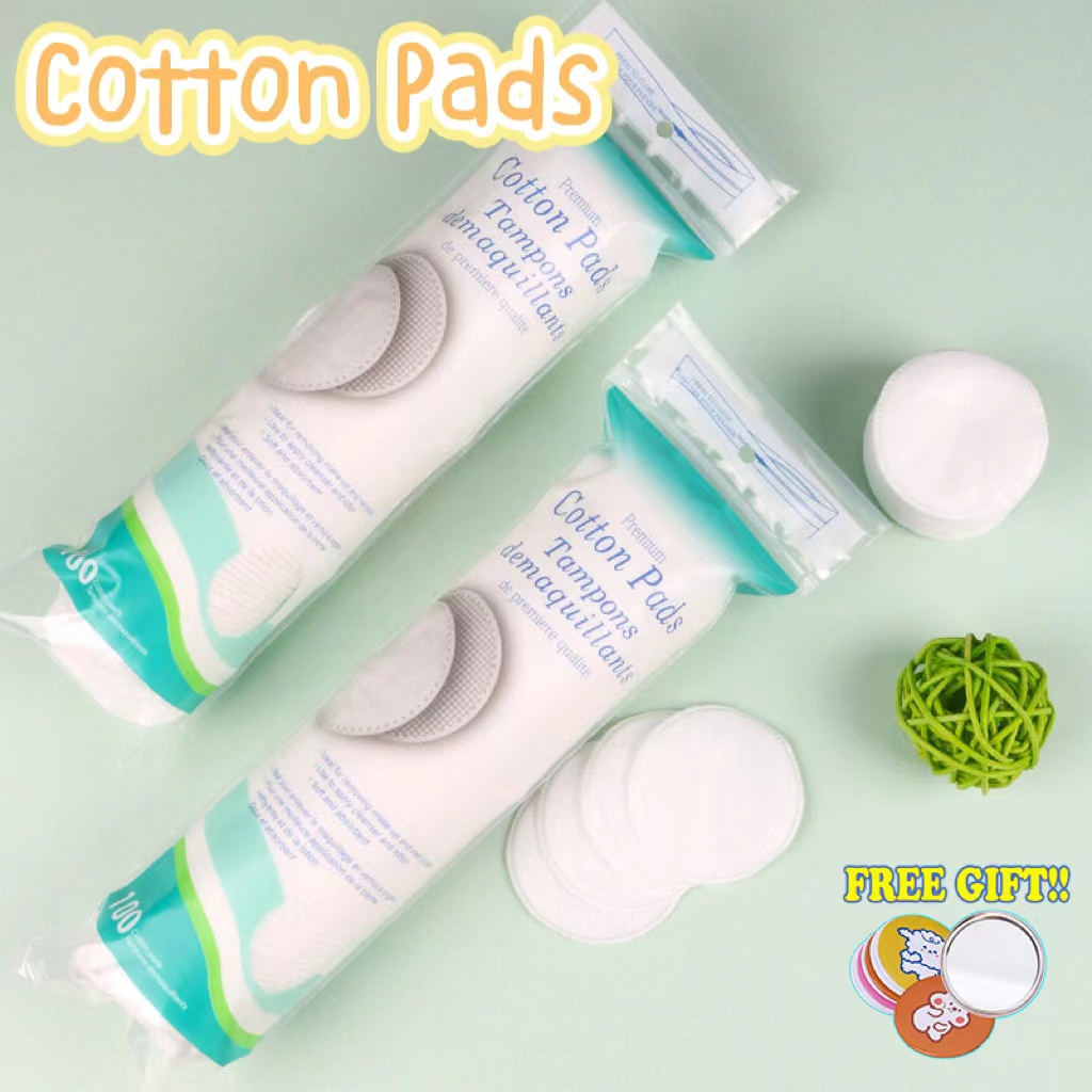 100PCS Portable Cotton Pad Makeup Remover Special Cotton Cleansing ...