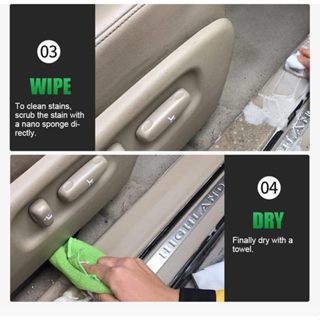 260ml Car Interior Cleaner Car foam cleaner Detergent Foam Cleaner Spray for panels leather ...