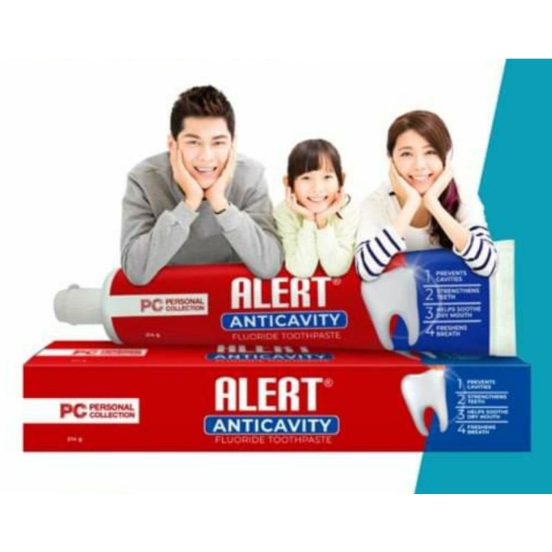 PC ALERT ANTICAVITY FLOURIDE TOOTHPASTE 214g | Shopee Philippines