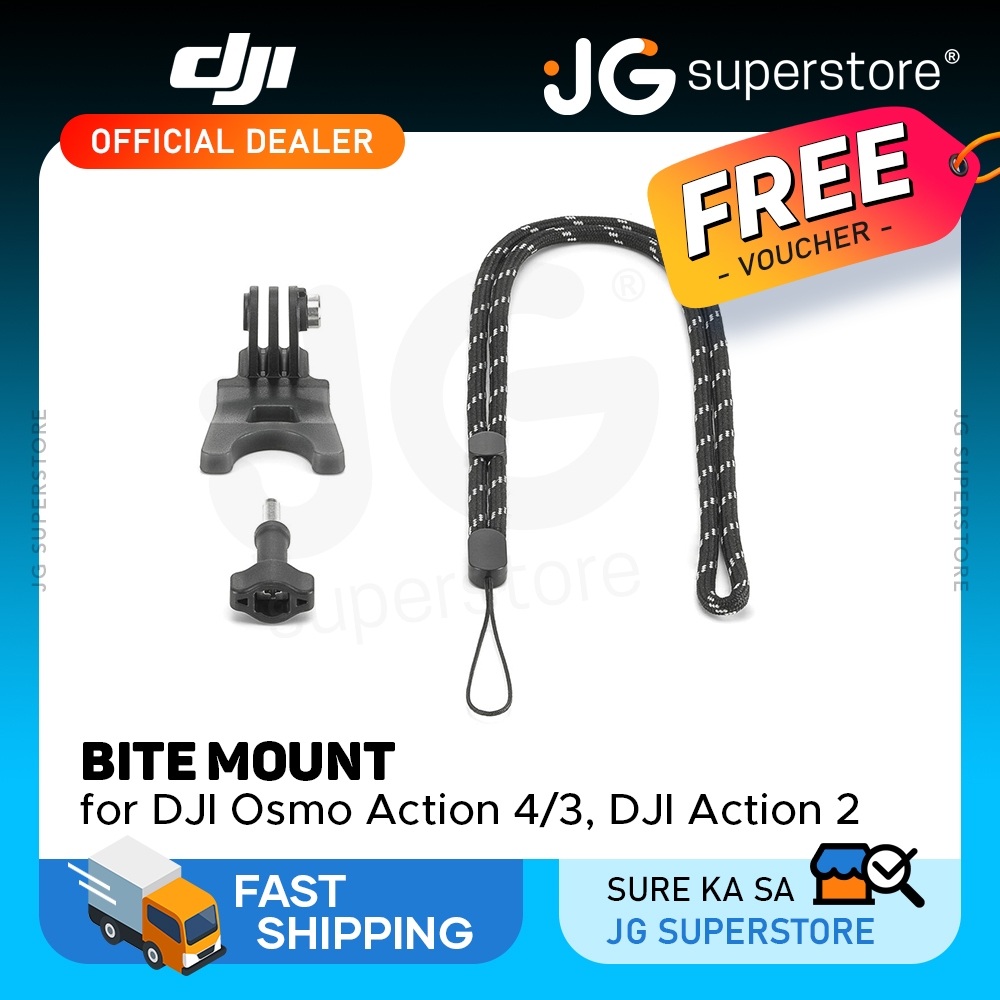 DJI Mouth Piece Bite Mount for Action 2, Osmo Action 4 / 3 - Action ...