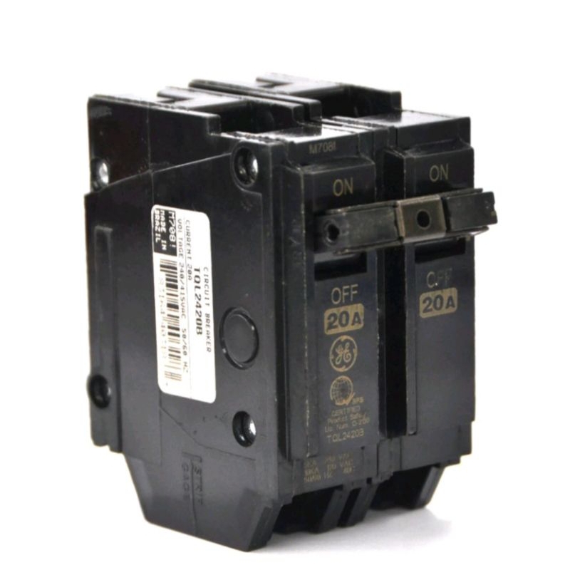 original/ authentic heavy duty GE breaker plug in and bolt on 2pole ...